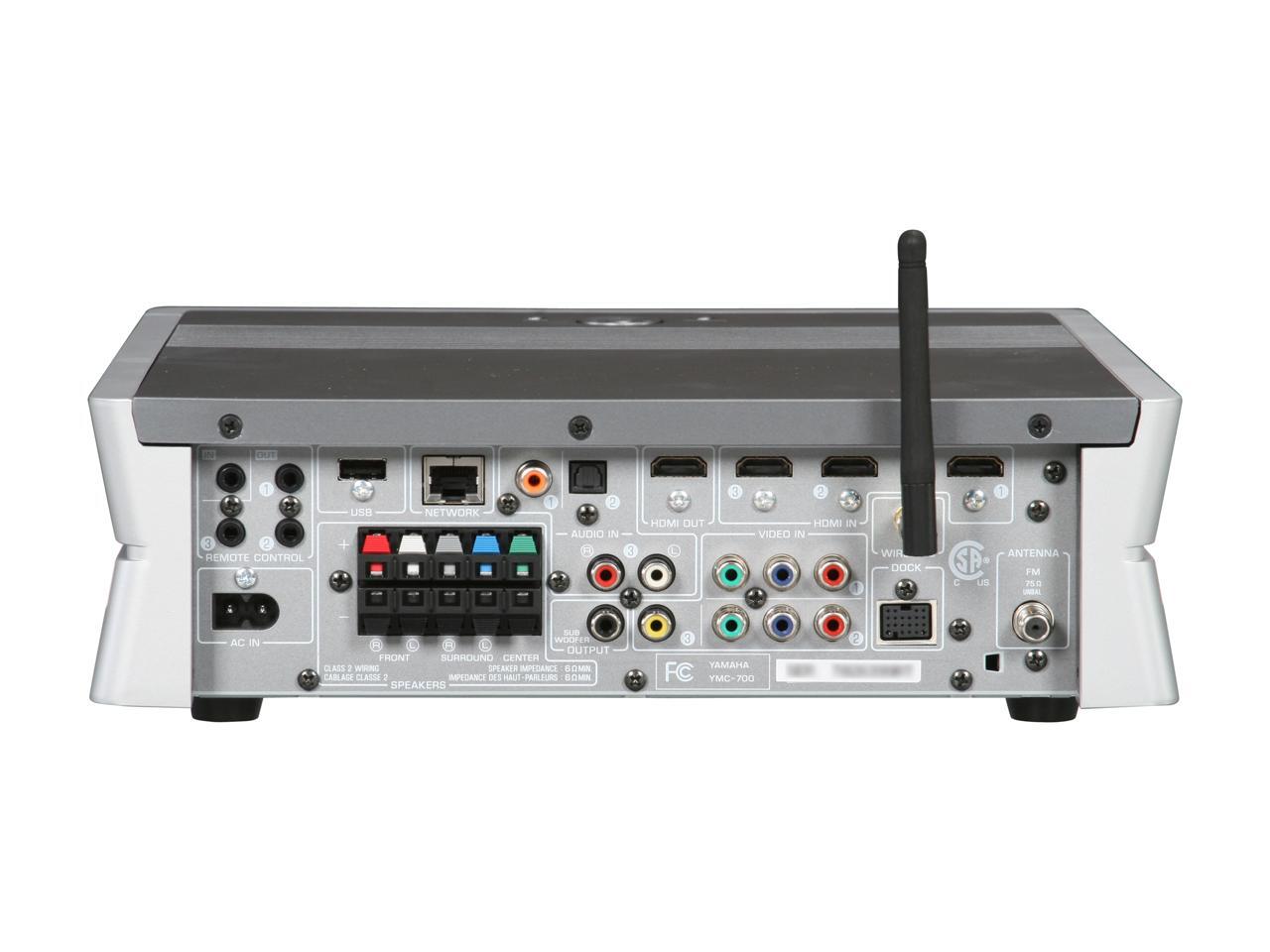 YAMAHA YMC-700 NeoHD Wi-Fi Media Controller 5.1 CH AV Receiver - Silver ...