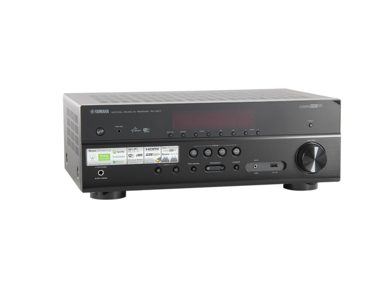 Yamaha RX-V577 7.2 CH Home Theater AV Receiver with Wi-Fi - Newegg.com