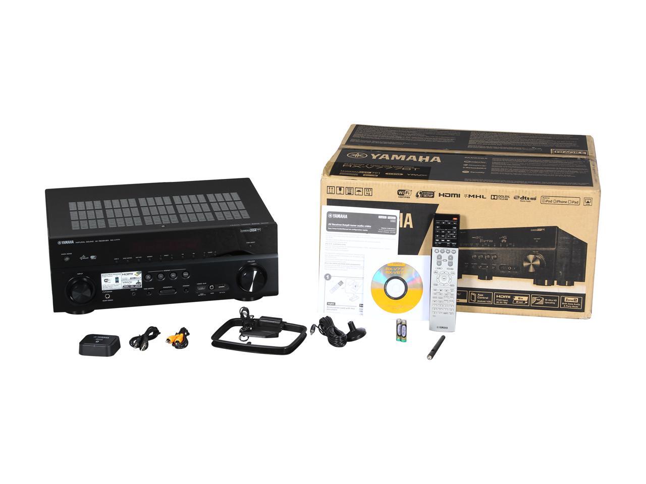 Yamaha RX-V777BT 7.2 CH Home Theater AV Receiver with Bluetooth ...