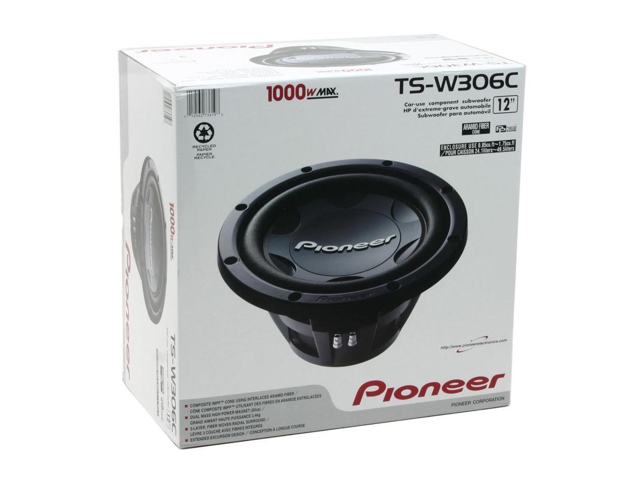 Pioneer 12" 1000W Component Subwoofers - Newegg.com