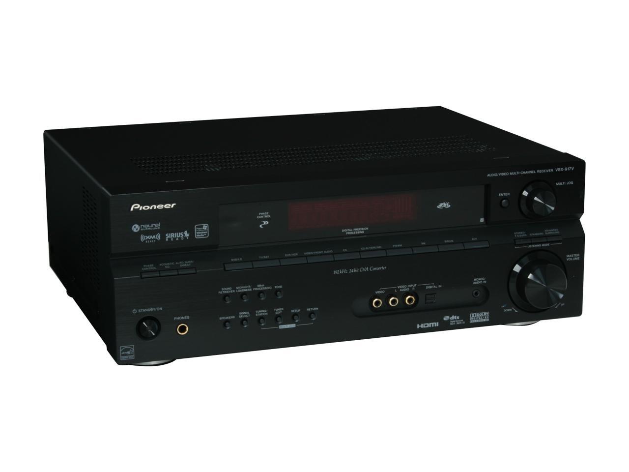 Pioneer VSX-917V-S 7.1-Channel Home Theater Receiver - Newegg.com