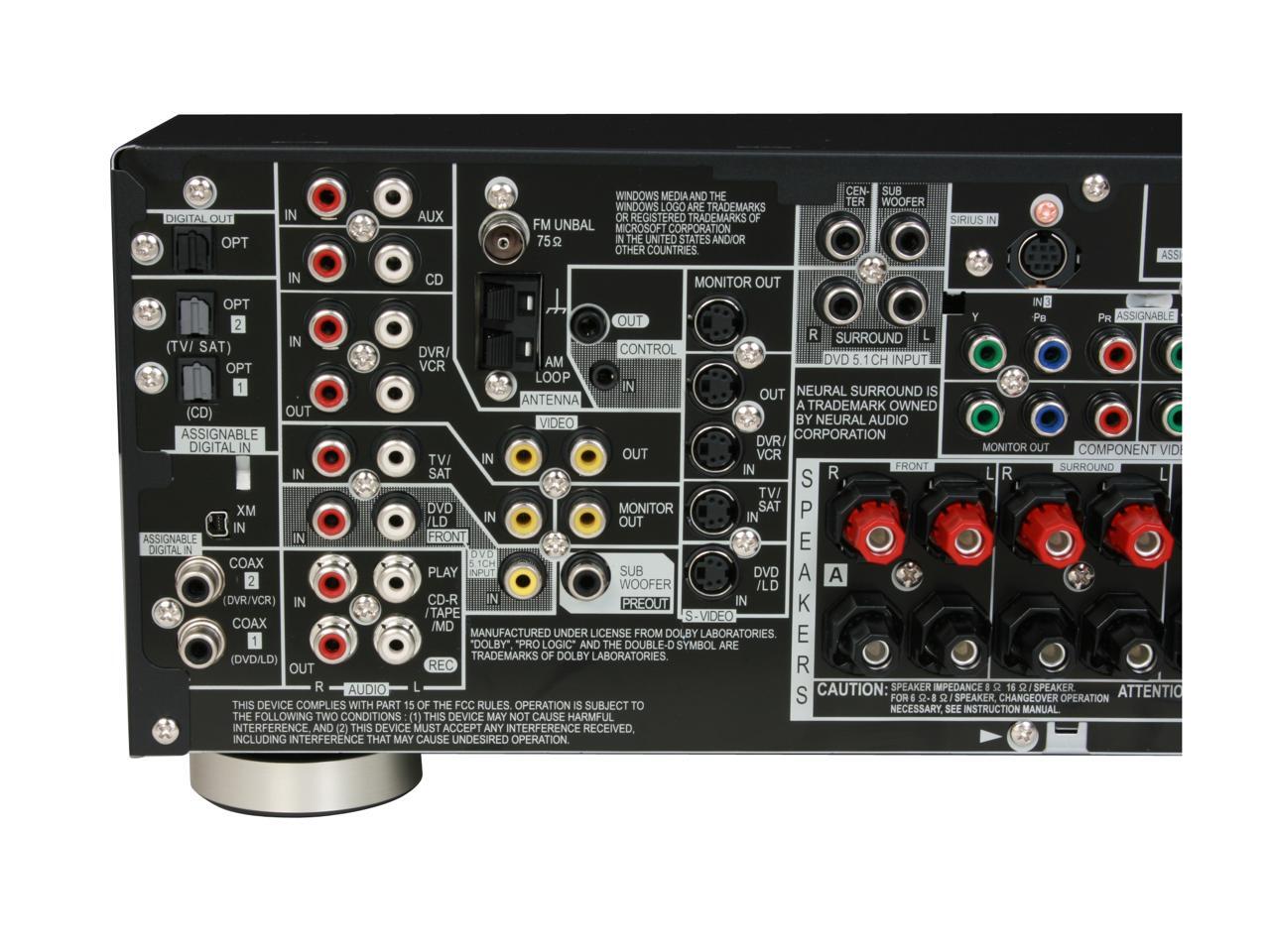 Pioneer VSX-917V-S 7.1-Channel Home Theater Receiver - Newegg.com