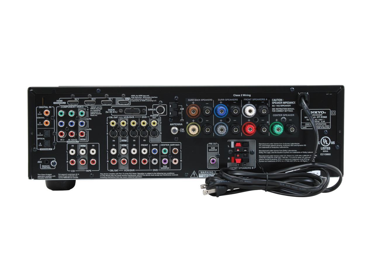 ONKYO HT-S5100 Black 7.1 Channel Home Theater System - Newegg.com