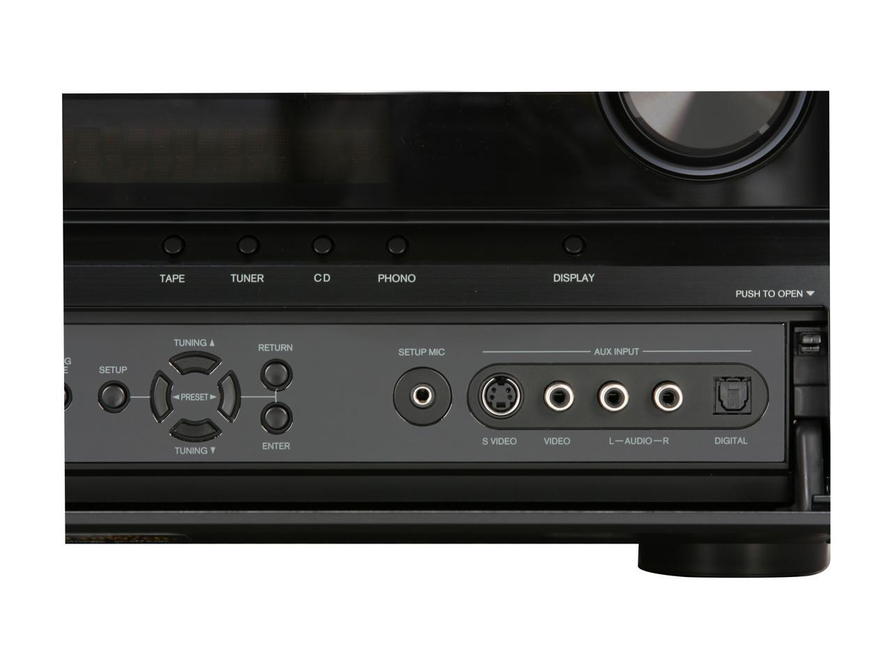 ONKYO TXSR806 7.1-Channel THX Ultra 2 Plus Certified Black Home Theater ...