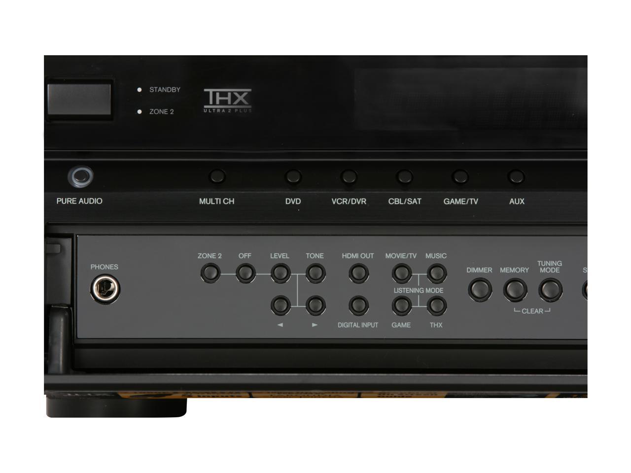 ONKYO TXSR806 7.1-Channel THX Ultra 2 Plus Certified Black Home Theater ...