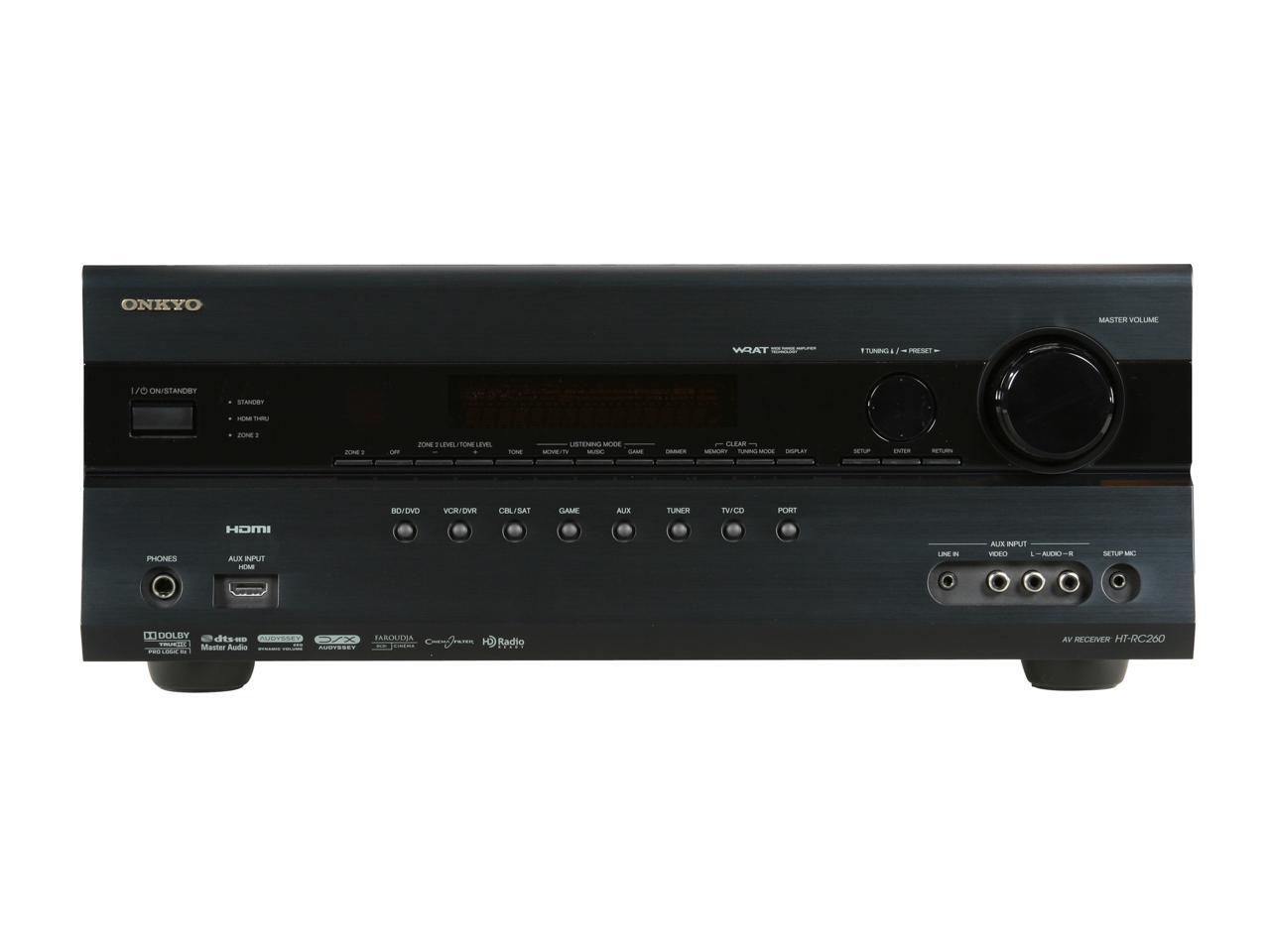 ONKYO HT-RC260 7.2-Channel Home Theater Receiver - Newegg.com