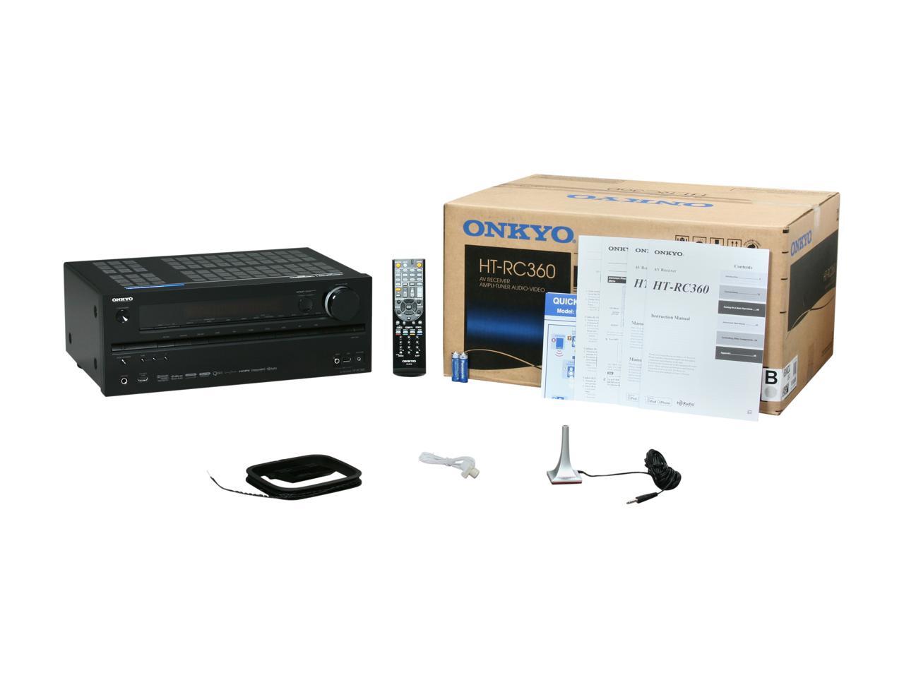 ONKYO HT-RC360 7.2-Channel Home Theater Receiver - Newegg.com
