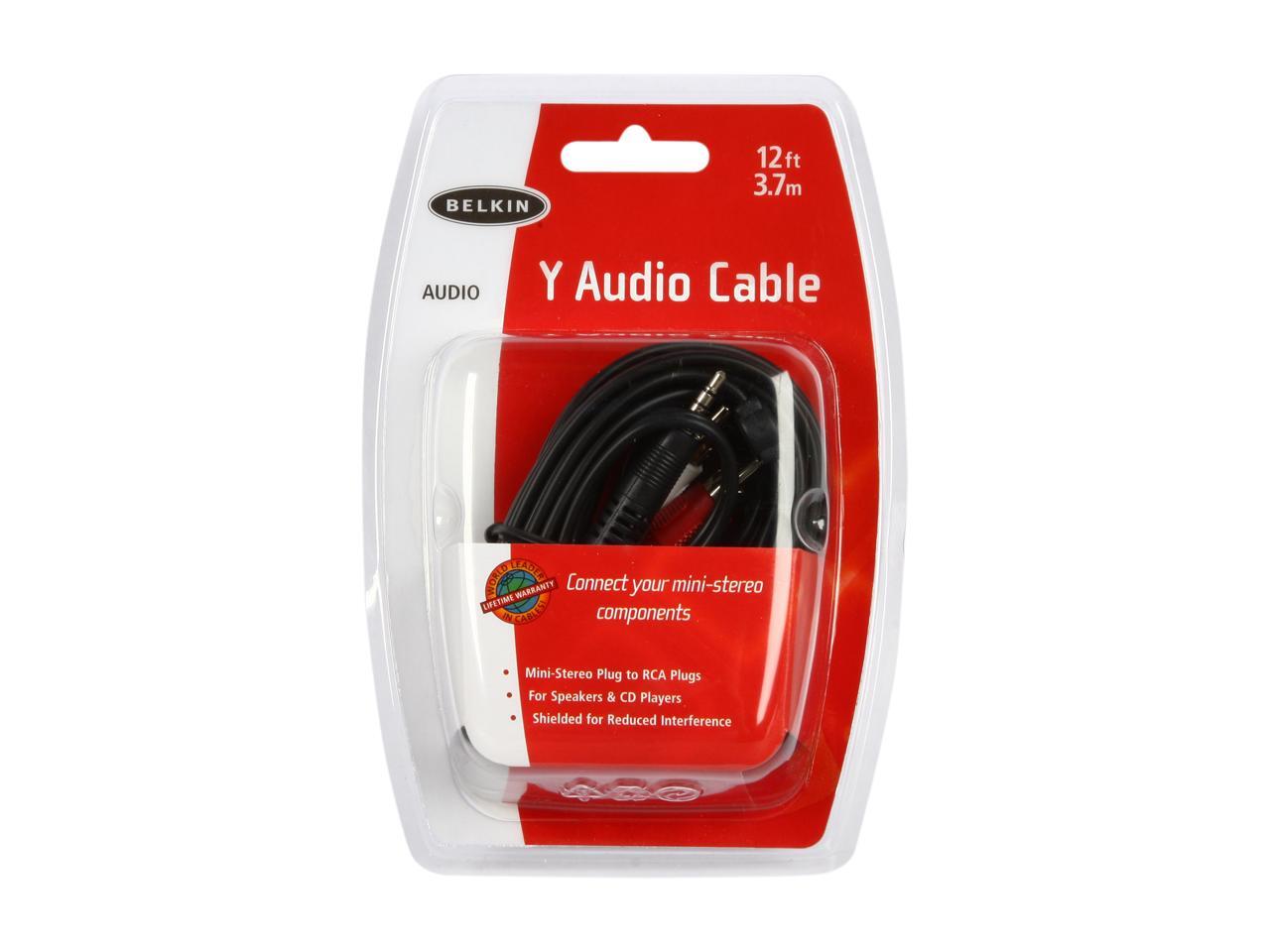 Belkin Pure AV - Y Audio cable (12 FEET) - Newegg.com