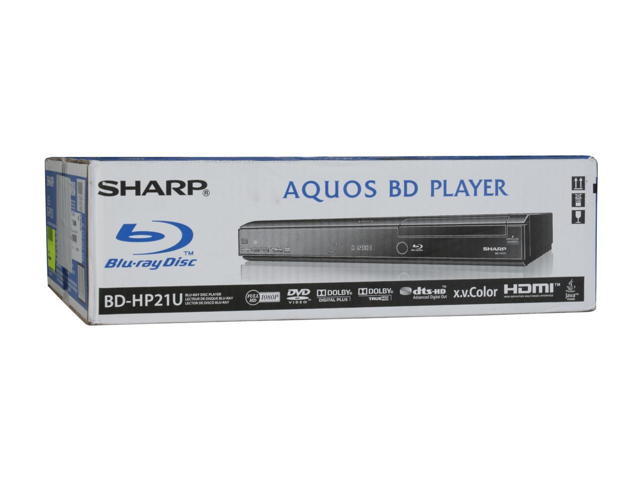 Sharp AQUOS Blu-ray Player BD-HP21U - Newegg.com