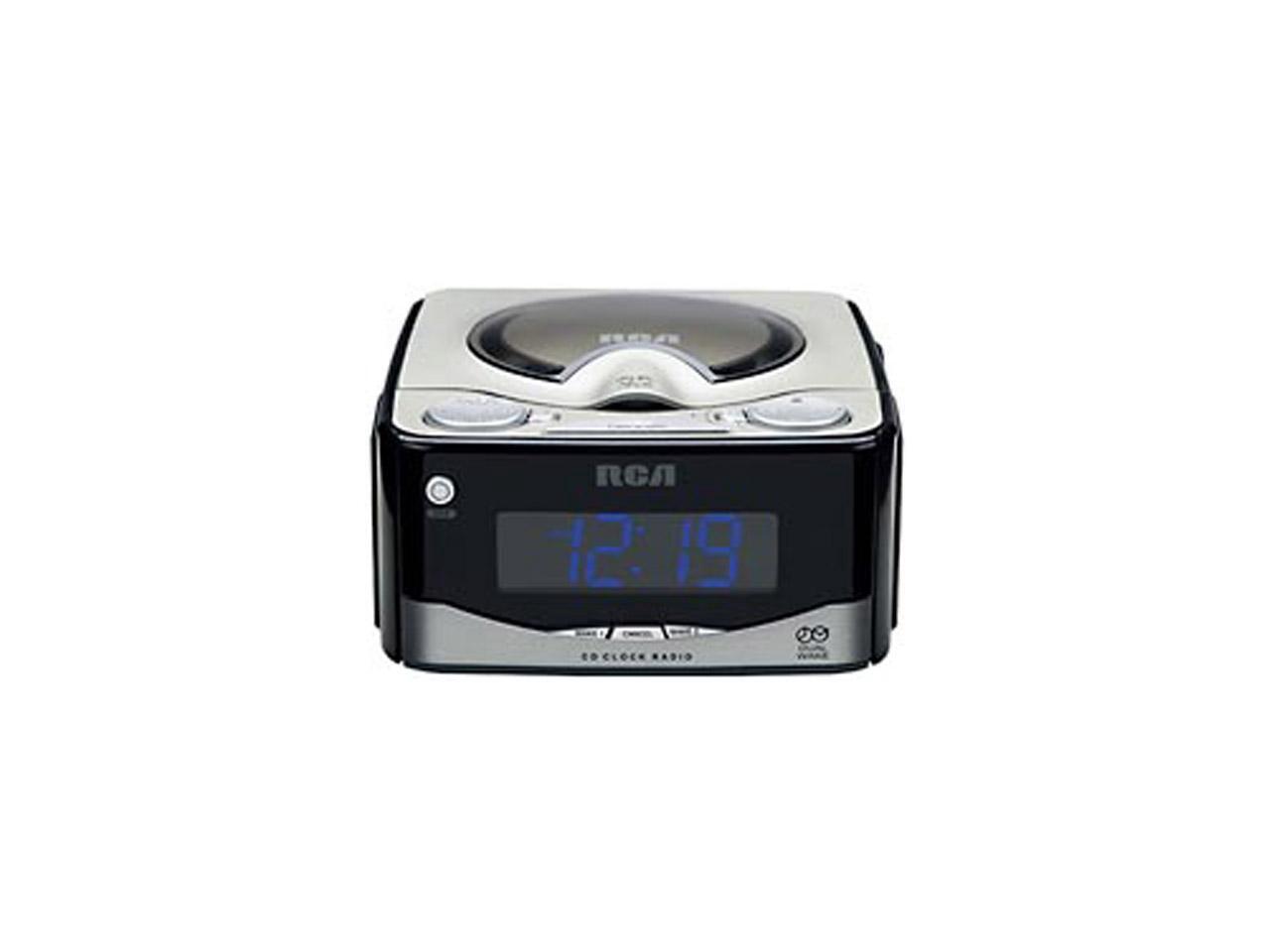 RCA RP4801 AM/FM Dual Wake CD Clock Radio - Newegg.com