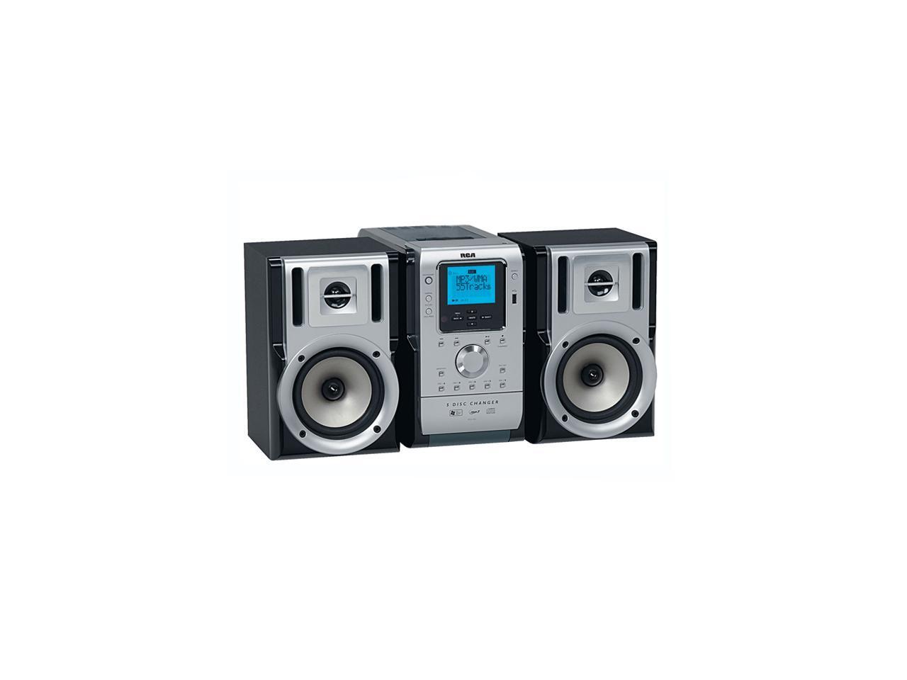RCA CD 5-Disc Changer Shelf System RS2135i - Newegg.com
