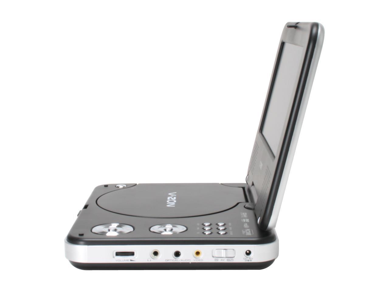 COBY TF-DVD7307 7" Widescreen Portable DVD Players With Swivel Screen ...