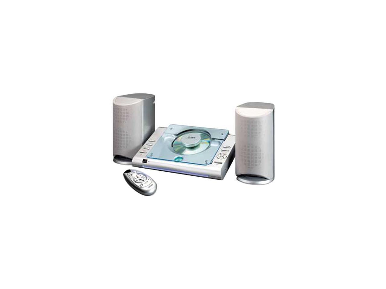 COBY CD/Radio 1-Disc Changer Shelf System CX-CD377SVR - Newegg.com