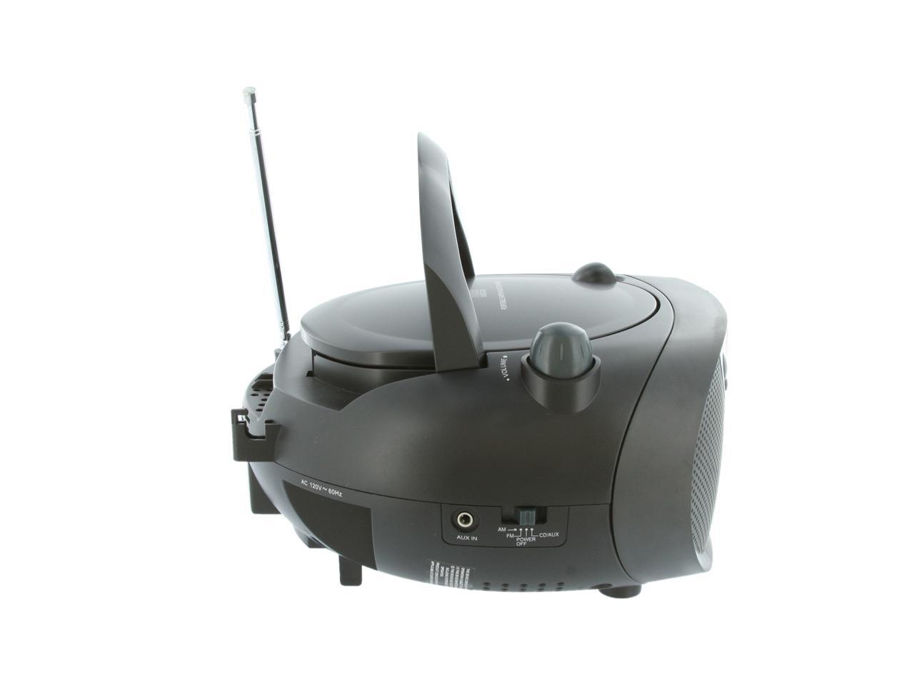 jWIN Portable CD Player with AM/FM Radio (Black) JX-CD427BLK - Newegg.com