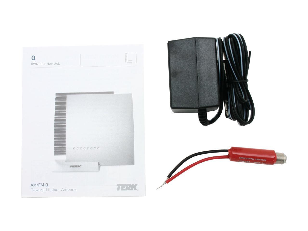 TERK AF-1 AM/FM Amplified Stereo Antenna with Pin-Dot Pre-Tuning ...