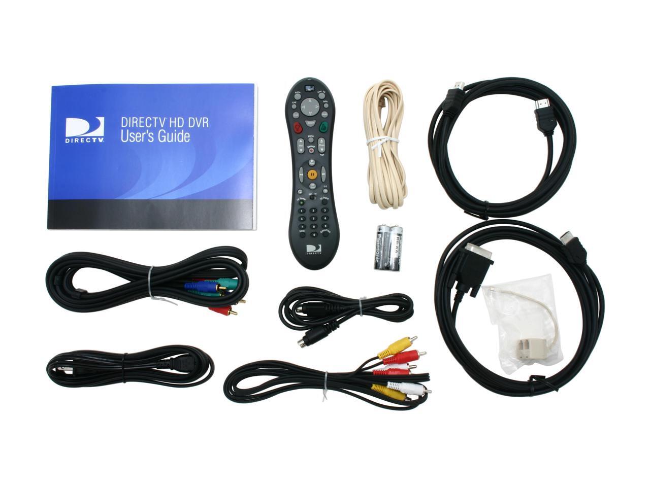 DIRECTV HR10-250 HD 30 Hour TiVo DVR w/ 2 Satellite Receiver Inputs & 2 ...