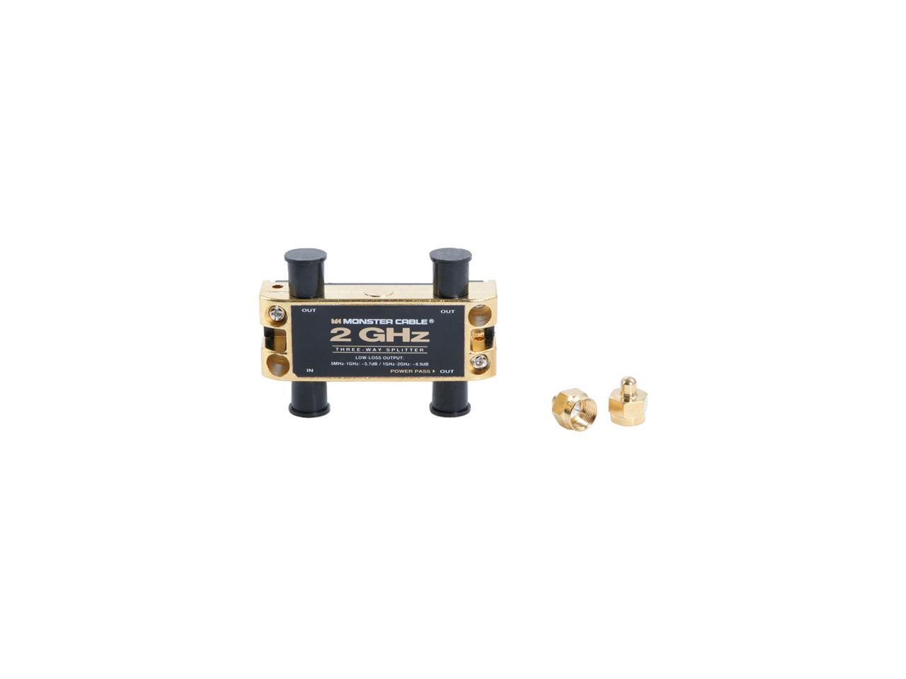Monster - 2 GHz Low-Loss RF Splitters for TV & Satellite MKII - Newegg.com
