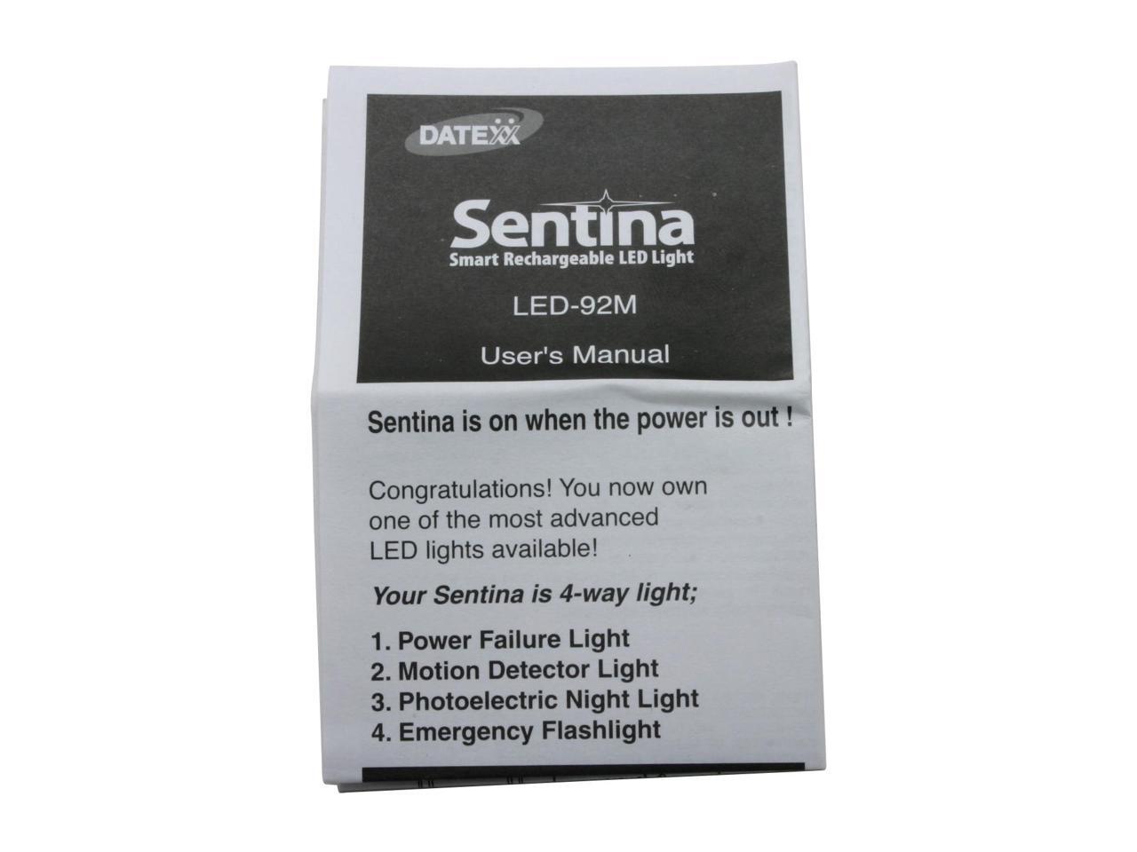 DATEXX LED-92M Sentina - Smart Rechargeable LED Light - Newegg.com