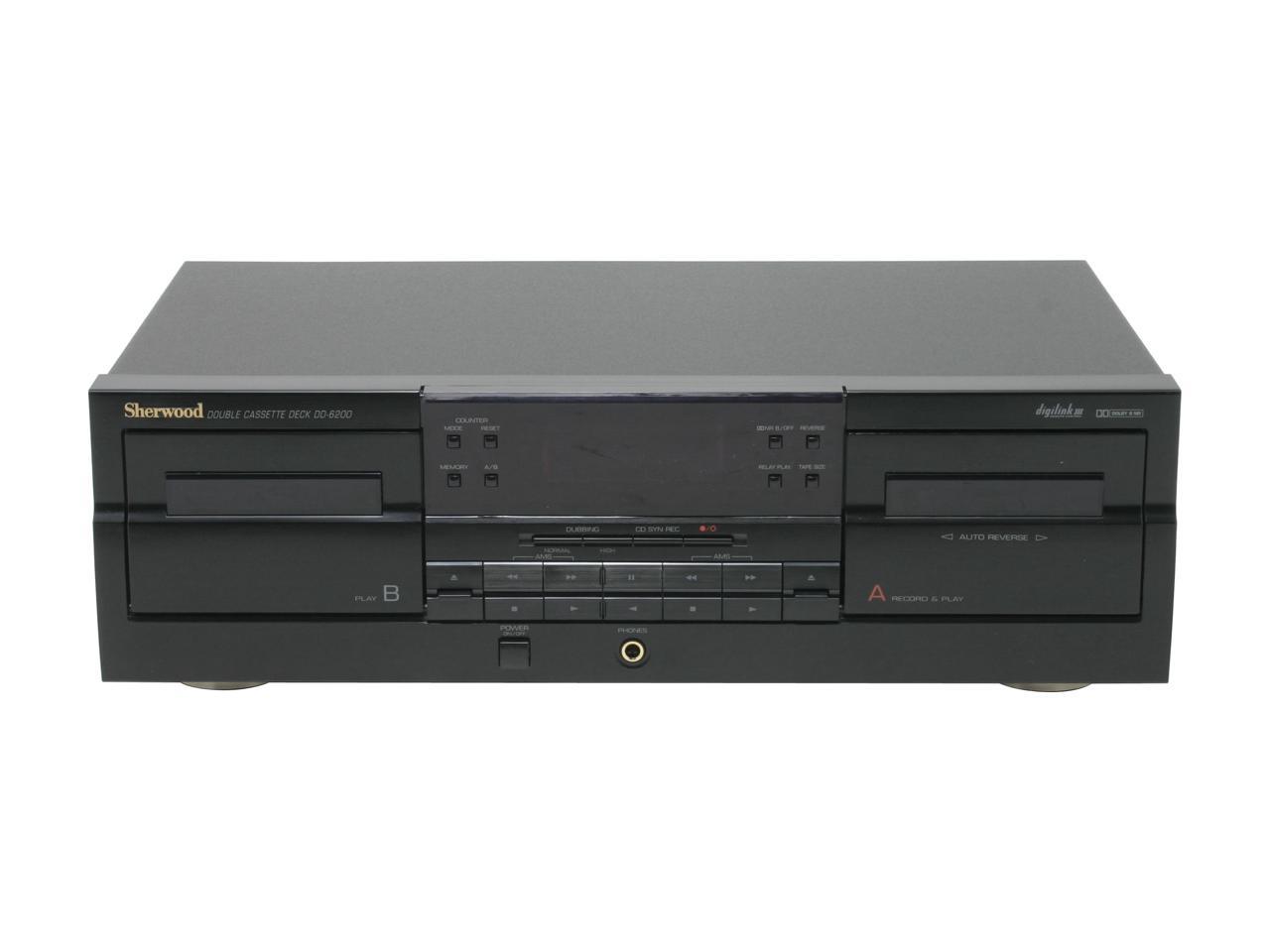 Sherwood DD-6200 Dual Auto Reverse Cassette Deck - Newegg.com