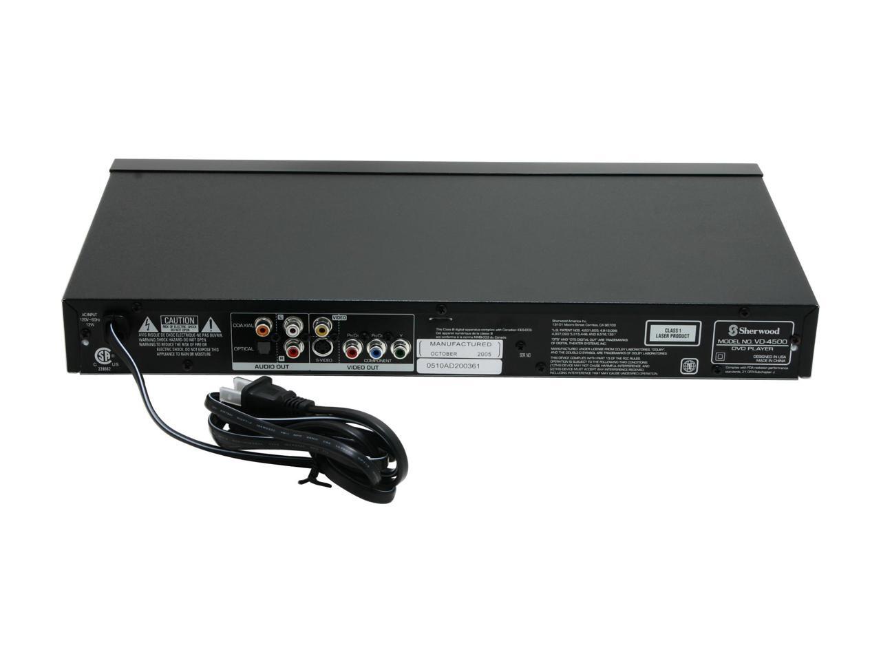 Sherwood DVD Player VD-4500 - Newegg.com