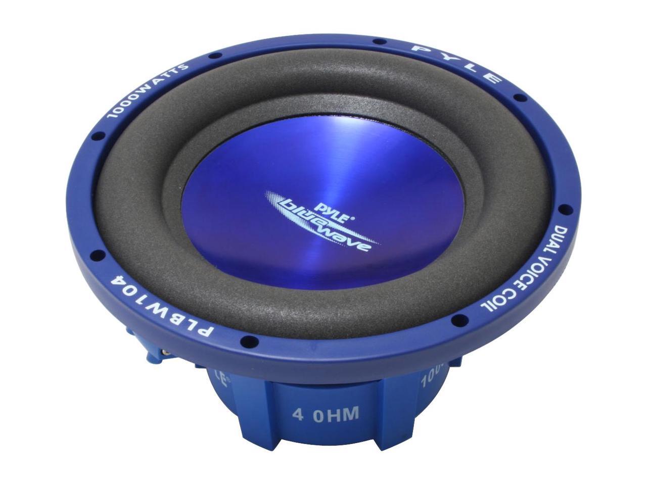 Open Box: PYLE Blue Wave PLBW104 Dual 10" 1000W Voice Coil Car Subwoofer - Newegg.com
