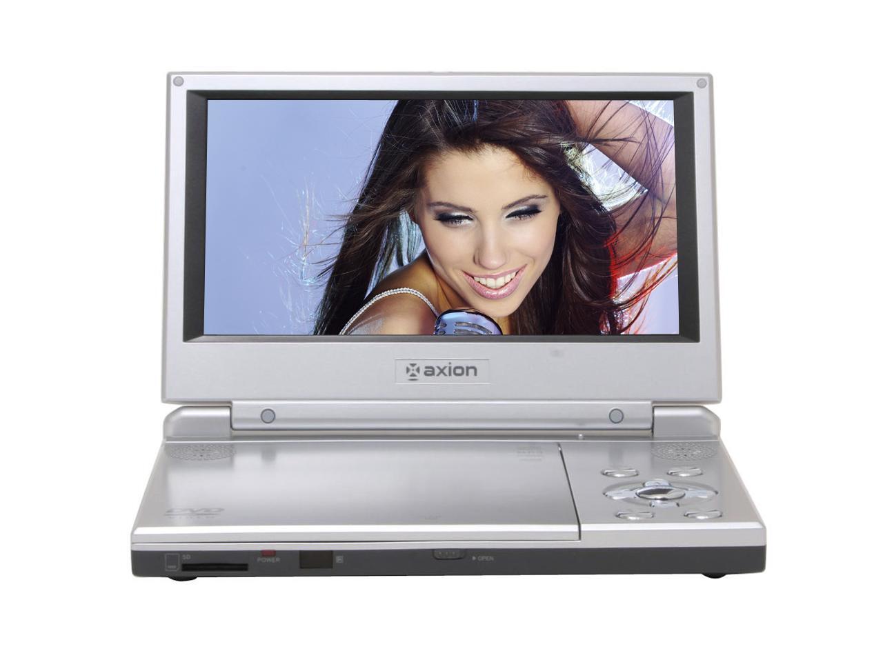 Axion AXN-6090A 9" Widescreen TFT LCD Ultra Slim Portable DVD Player ...