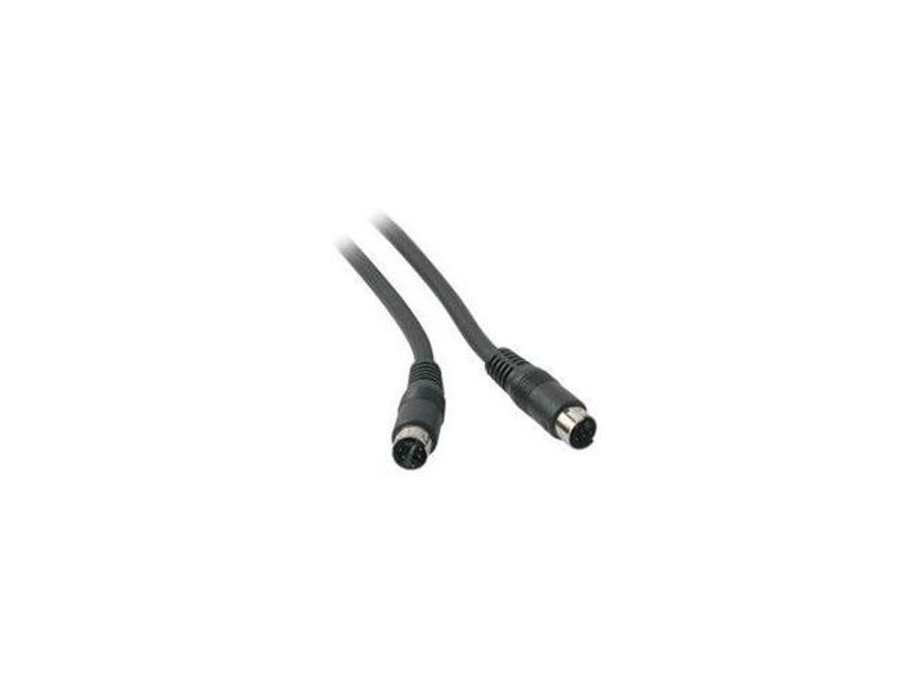 C2G 40916 Value Series S Video Cable Black 12 Feet 3 65 Meters C2G 40916 Value Series S Video Cable Black 12 Feet 3 65 Meters