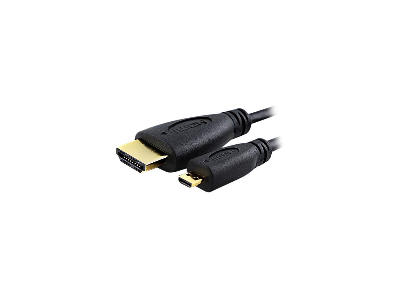 Insten 675497 6 ft. Micro-HDMI® (type D) to Standard HDMI® Cable 3 Pack ...