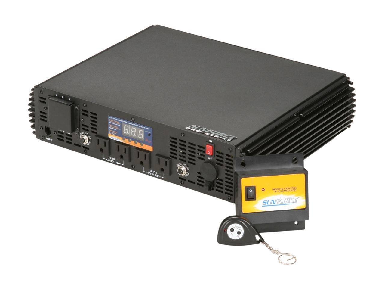 Sunforce 11260 2500 Watt Pure Sine Wave Inverter - Newegg.ca