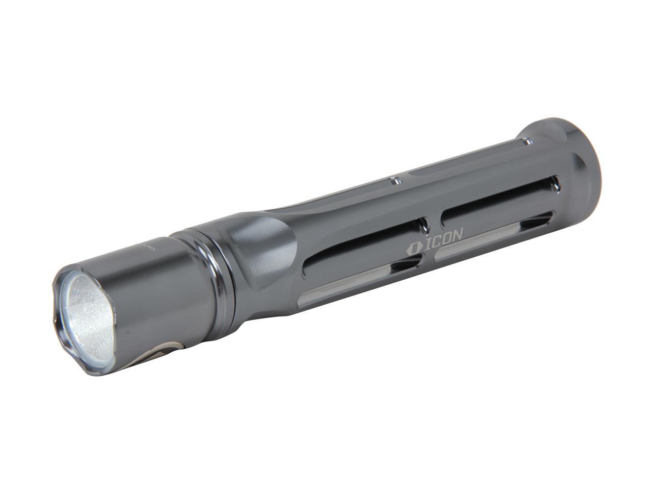 Icon Light RG202B Rogue 2 Gray Aluminum Flashlight 130L/6L - Newegg.com