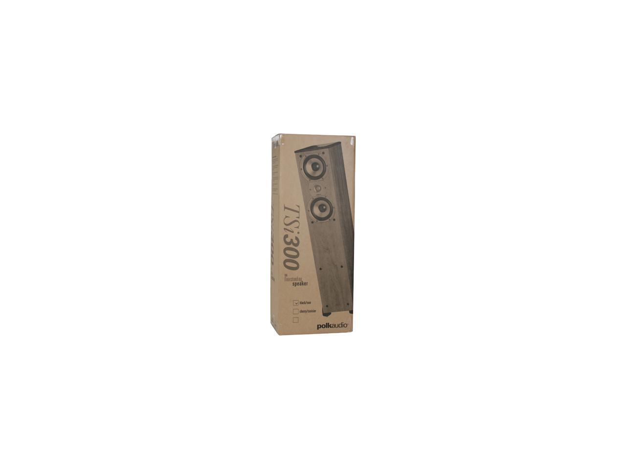 Polk Audio TSi300 Black High Performance Floorstanding Loudspeaker ...