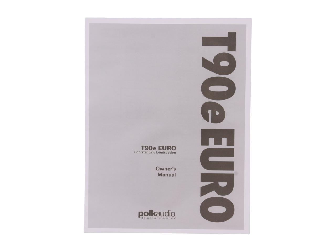 Polk Audio T90e Three-Way Floorstanding Loudspeaker Single - Newegg.com