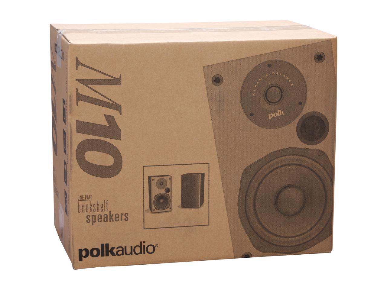 Polk Audio M10 Two-way bookshelf loudspeaker black Pair - Newegg.com