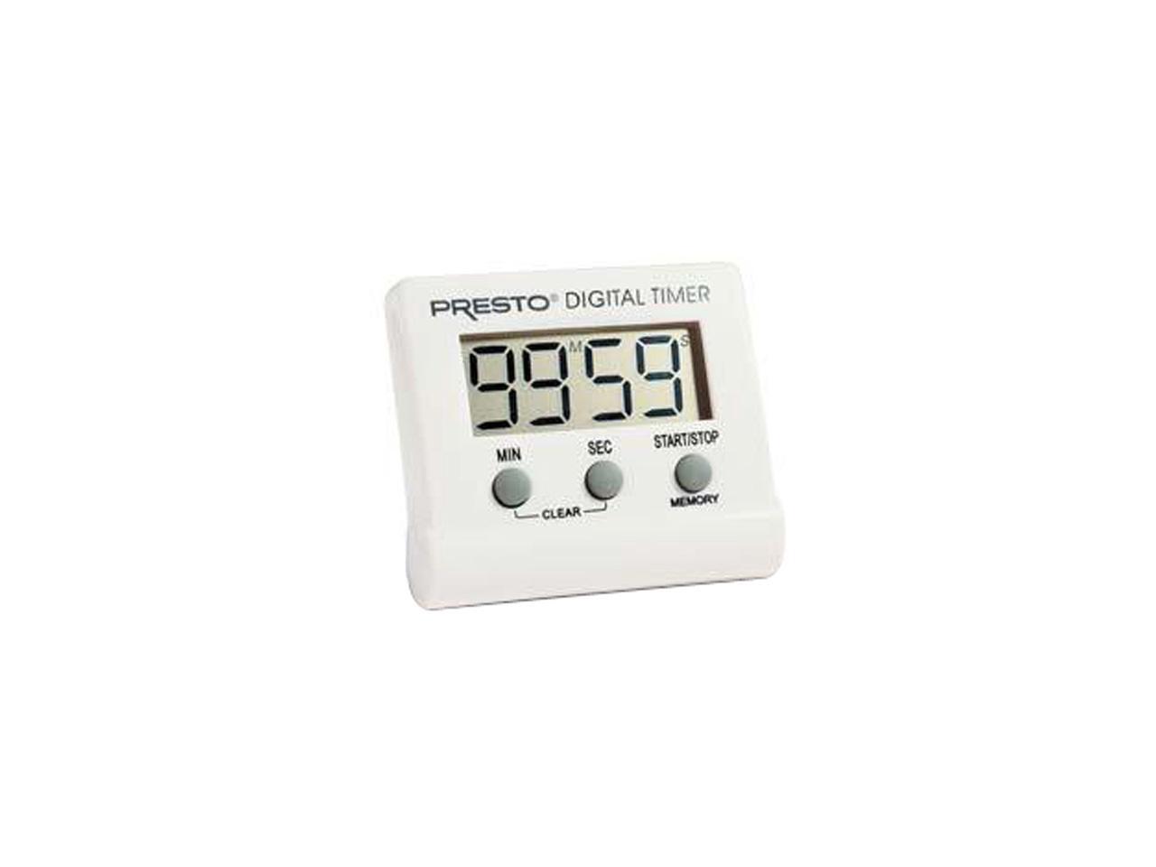 PRESTO 04213 Electronic Digital Timer, White - Newegg.com