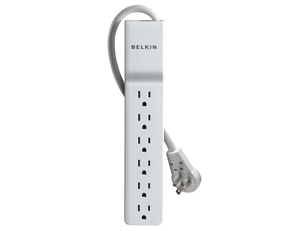 Belkin Pure AV BE106000-06R 6 Outlet Home/Office Surge Protector ...