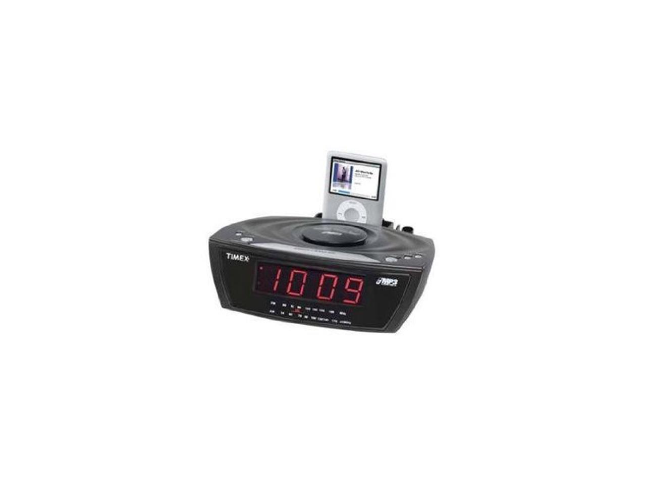 Timex T227B Alarm Clock Radio with MP3 Line In Black - Newegg.com