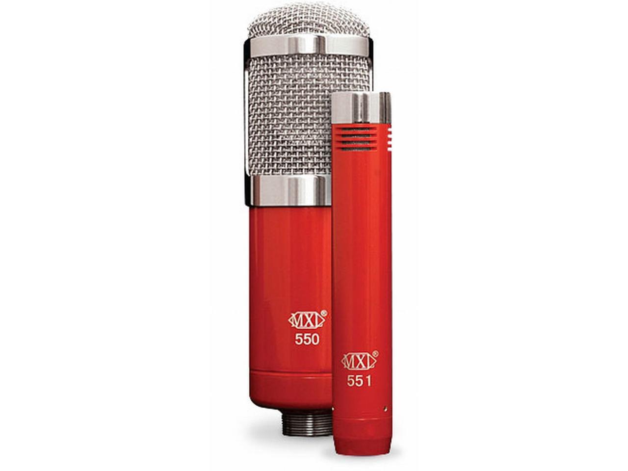 MXL 550/551R Microphone Ensemble - Red - Newegg.com