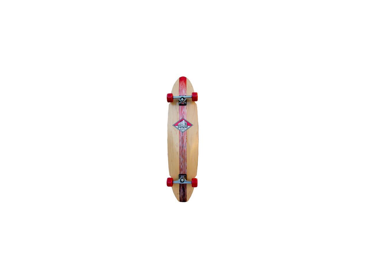 Sport Technology BFDKT43WO 43" double kicktail longboard Woody - Newegg.com
