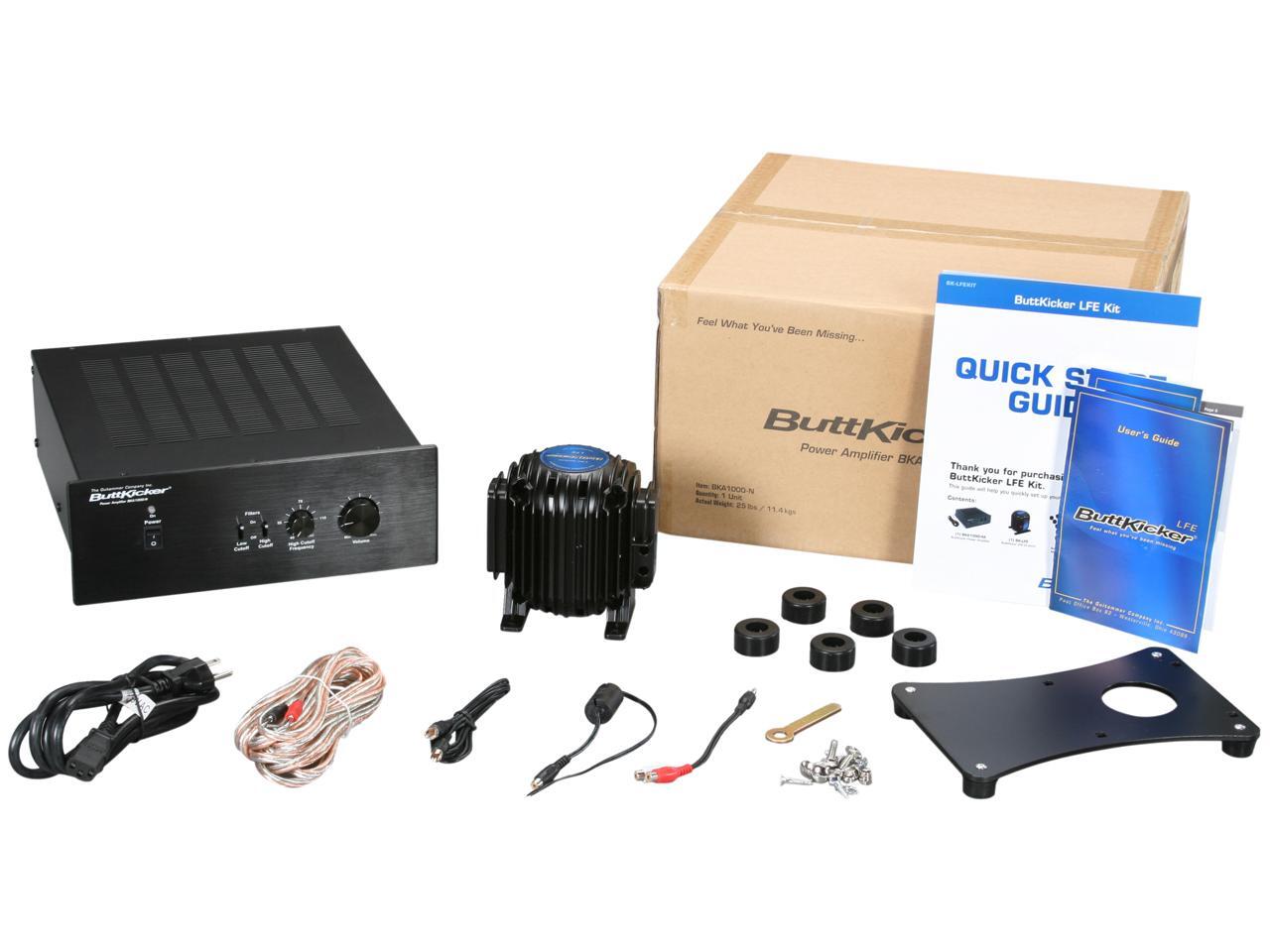 ButtKicker BK-LFEKit ButtKicker LFE with Wiring & Amplifier & Chair ...
