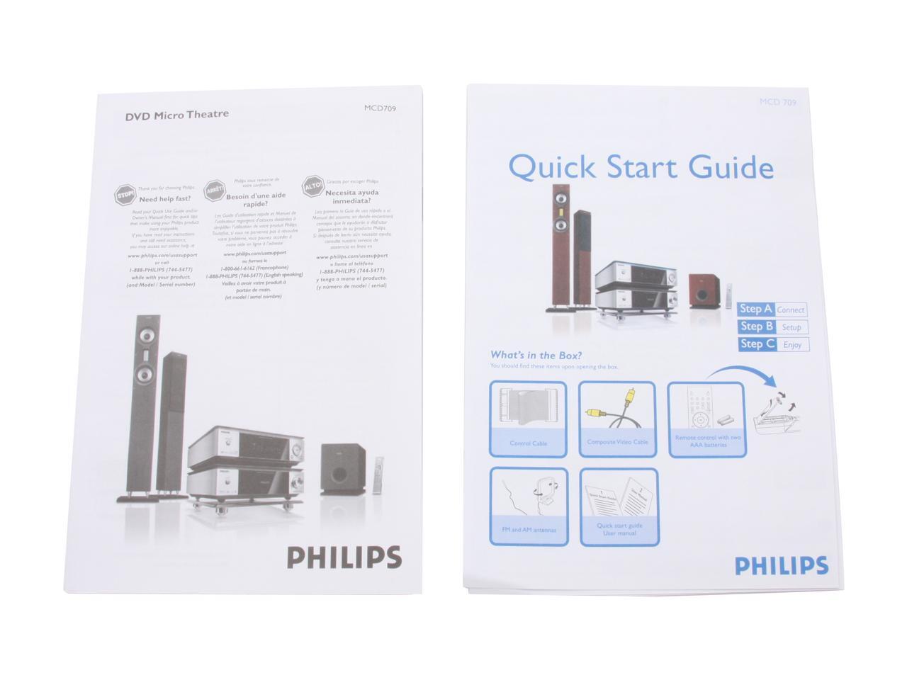 PHILIPS MCD709 DVD Micro Theater - Newegg.com