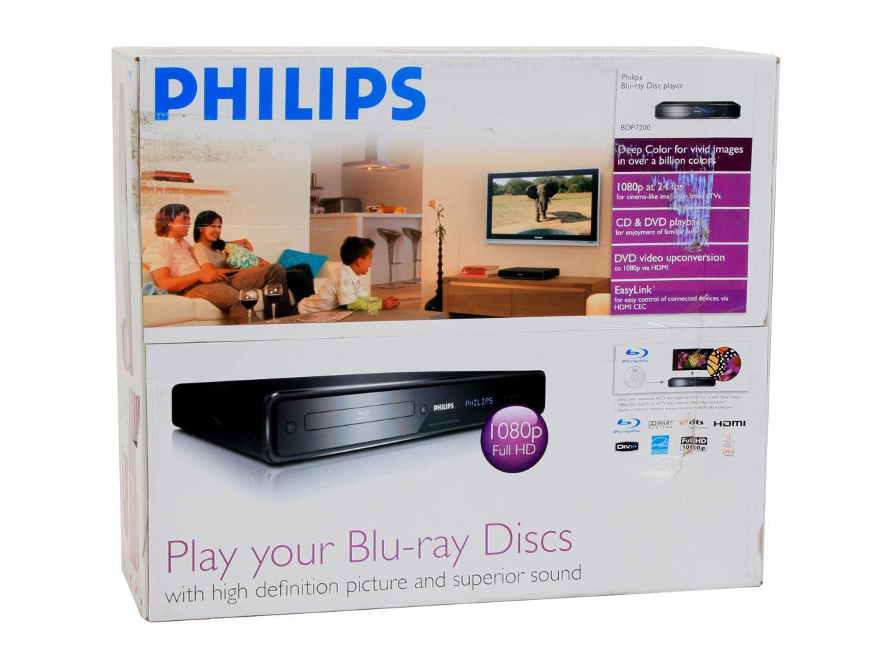 Philips Blu-ray Player BDP7200/37 - Newegg.com