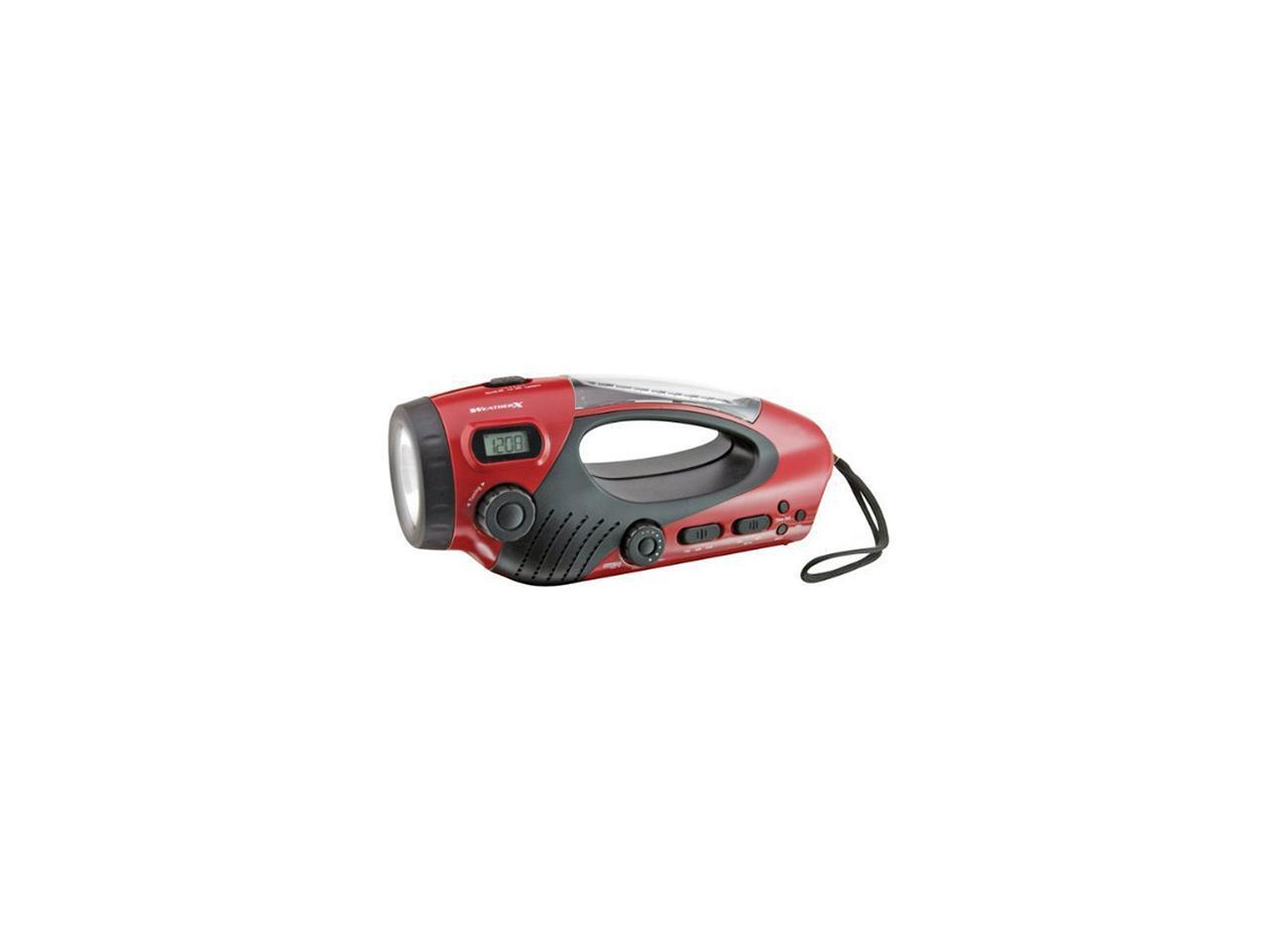 WEATHER-X Weatherband Radio Flashlight with Lantern WF308B - Newegg.com