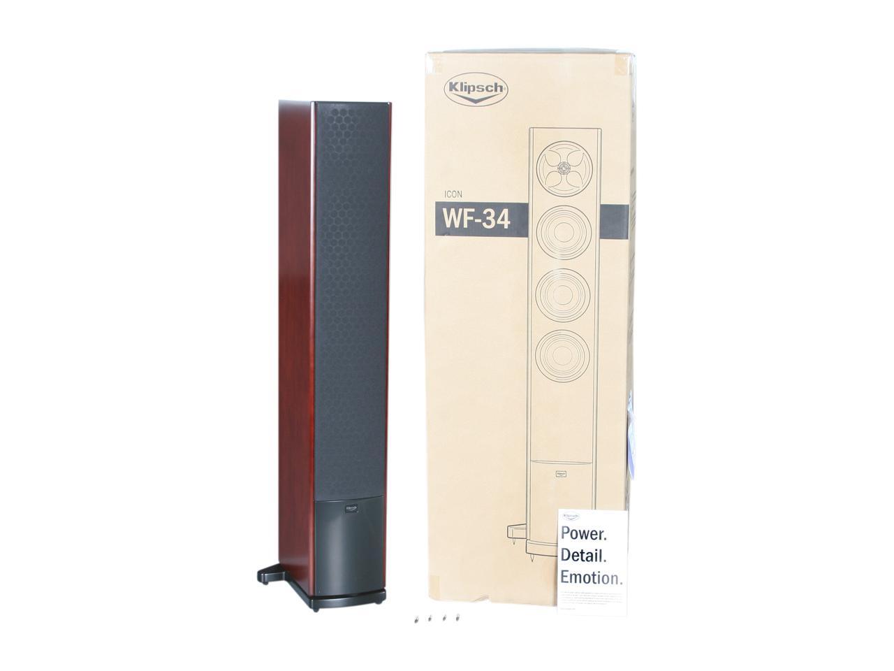 Klipsch WF-34 Icon-W Series Cabernet Floorstanding Speaker - Newegg.com
