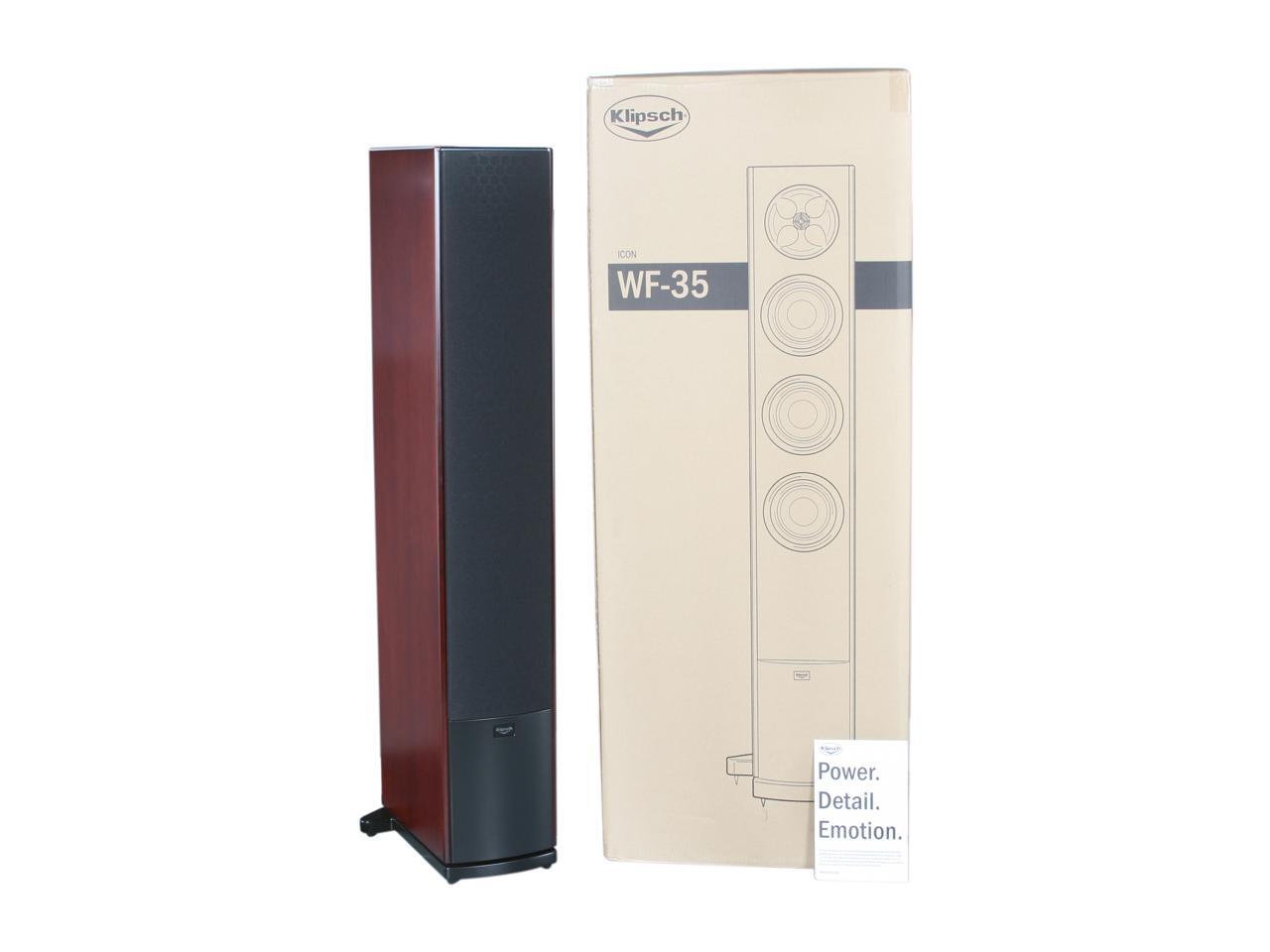 Klipsch WF-35 Icon-W Series Cabernet Floorstanding Loudspeaker - Newegg.com
