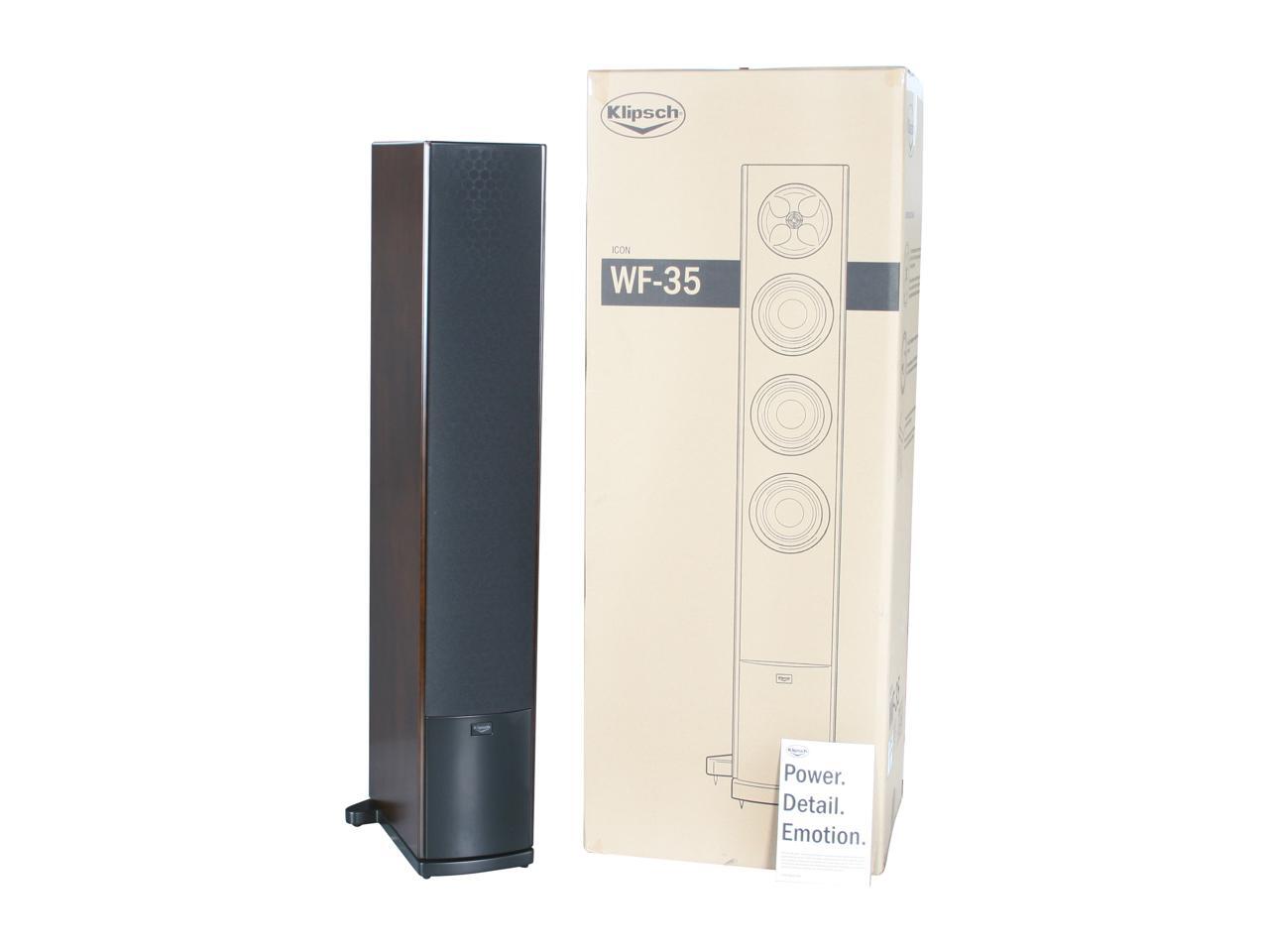Klipsch WF-35 Icon-W Series Espresso Floorstanding Loudspeaker - Newegg.com