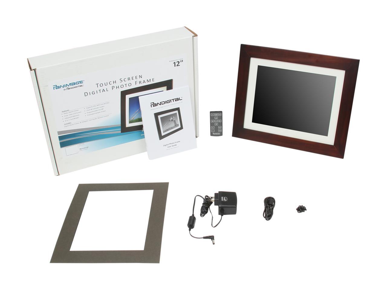 Refurbished: PANDIGITAL PANR120T 12" Digital Photo Frame, Touch Screen ...