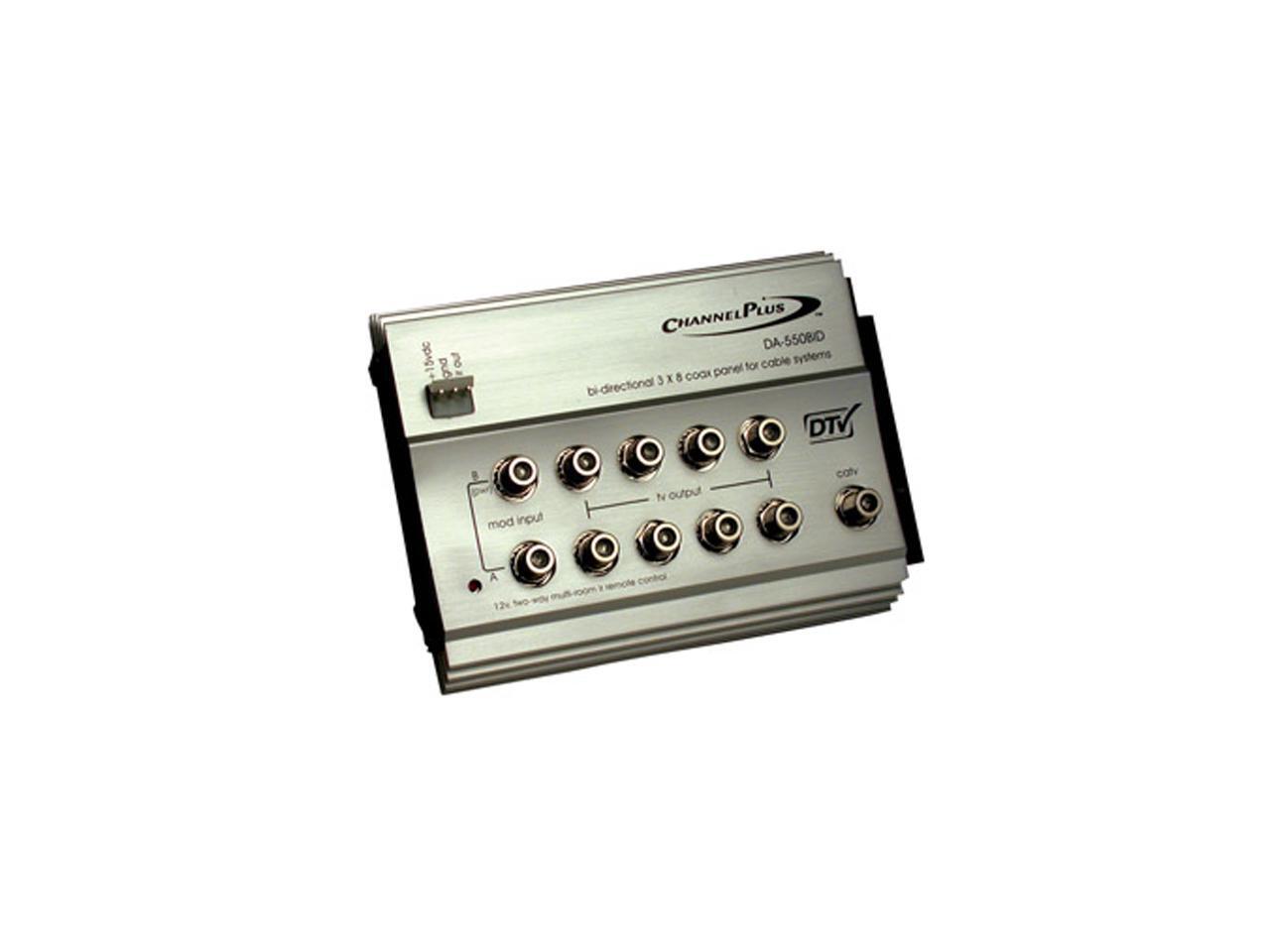 Channel Plus - Bi-Directional RF Distribution Amplifier w/ 12-Volt IR ...