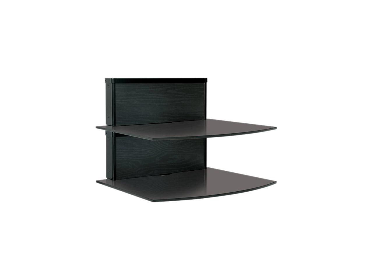 Bell’O BWS-101 Black Ash Two-Shelf Component Wall System - Newegg.com