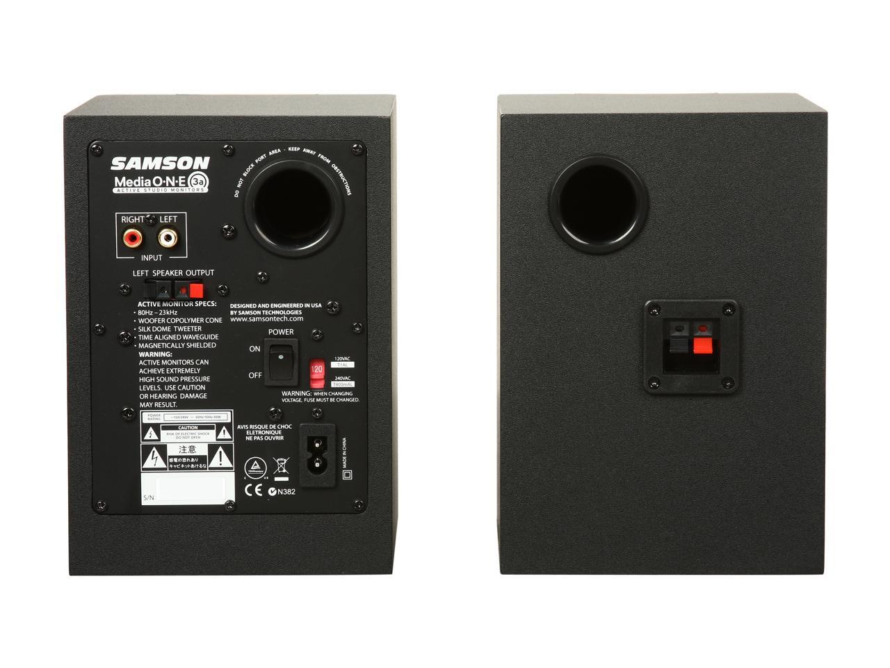 Samson Media One 3A Active Studio Monitors - Newegg.com