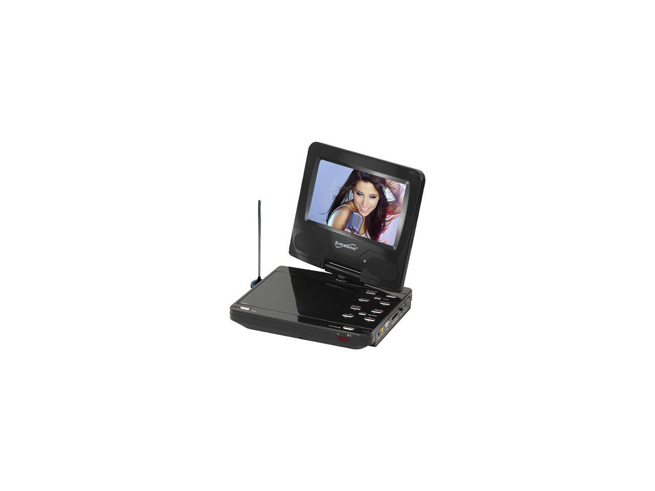 7" Portable DVD Player With TV Tuner & USB & SD Card Slot - Newegg.com